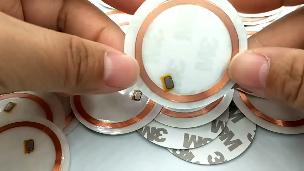 50mm Round Read Write T5577 125khz Rfid Sticker Chip - Buy 125khz Rfid ...