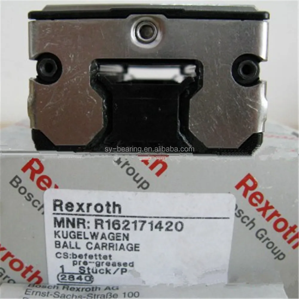 Cnc Machine Tool Linear Rail Block R162171420 Linear Rail Carriages ...