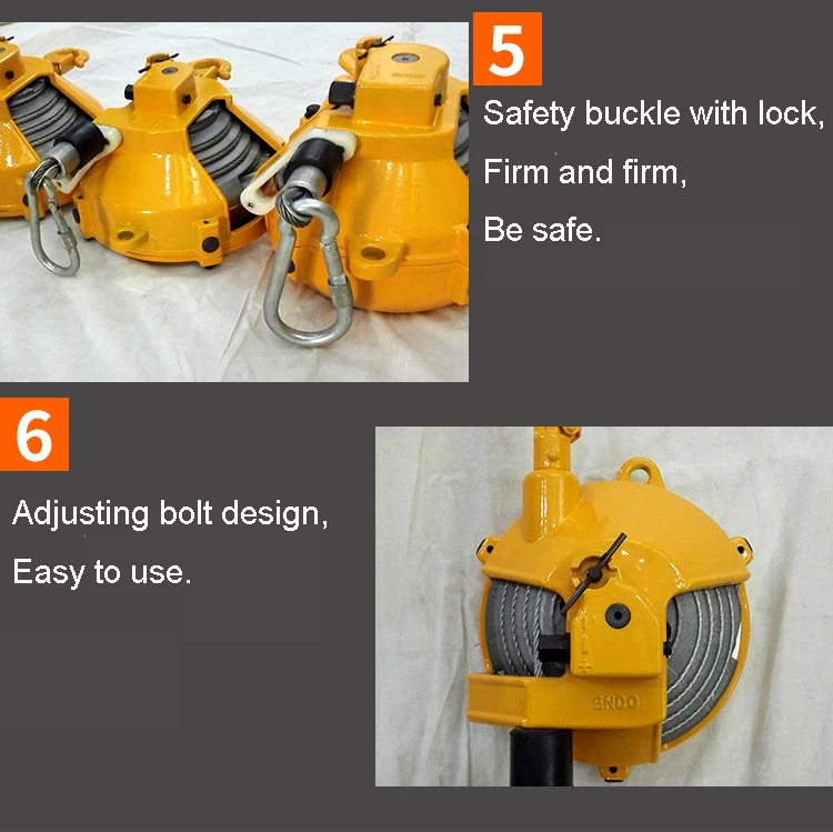 Spring Balancer 15kg - Self-Locking Manual Tension Balancer