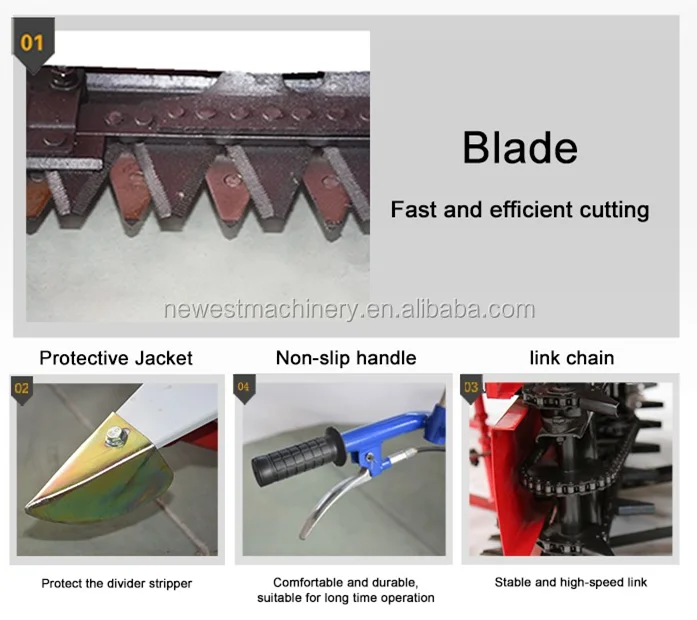 Cutter-rower/rice Cutting Machine/sugar Cane Combine Harvester