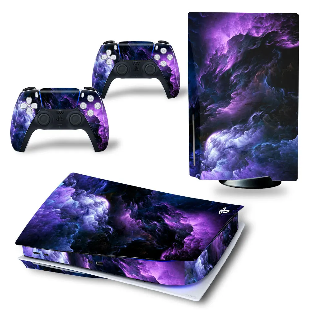 Custom Design Skin Sticker Cover For Playstation 5 Game Console And Custom Design Skin Sticker Cover For Playstation 5 Game Console And