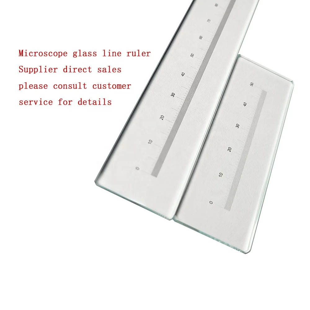 High Precision Microscope Scale Measuring Ruler Universal Length ...