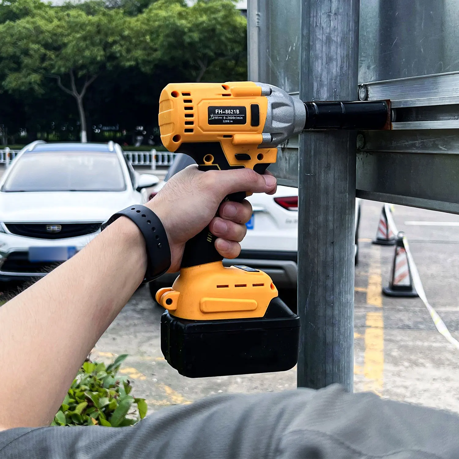 Original Brushless Motor 21v Handheld Torque Wrench Impact Cordless ...