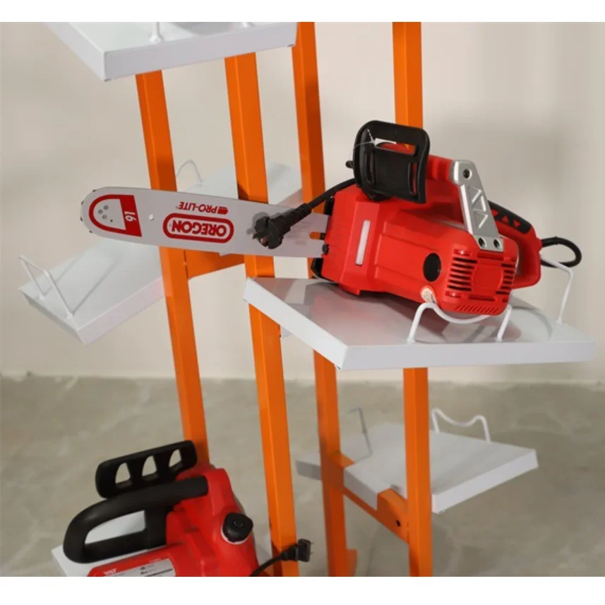Mingtang Metal Chainsaw Display Rack - Customizable Power Tool Display
