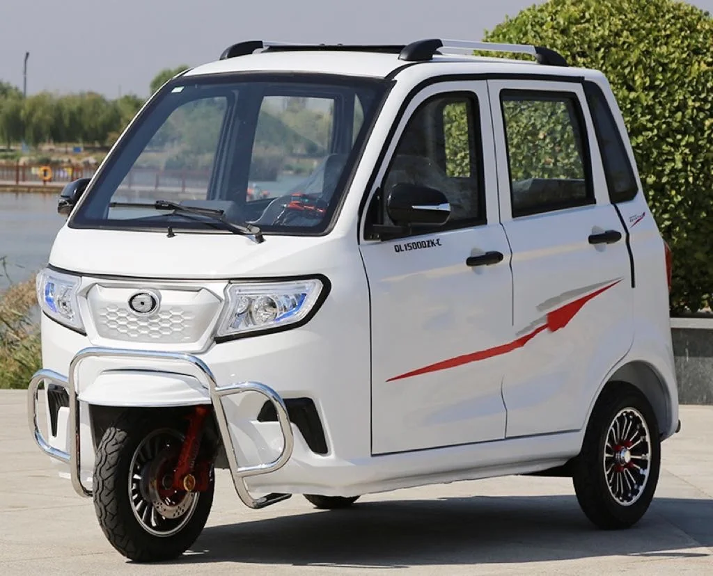 Electric Closed Passenger Tricycle - 60V, 3 Wheel Car