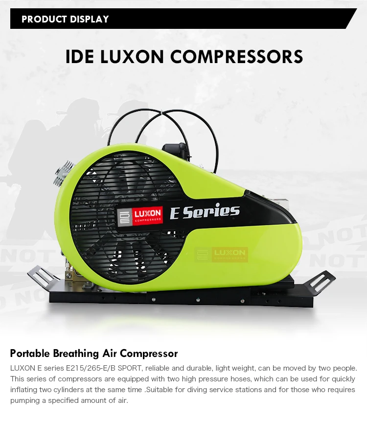 LUXON-E Compressor - High-Quality Scuba Diving Equipment