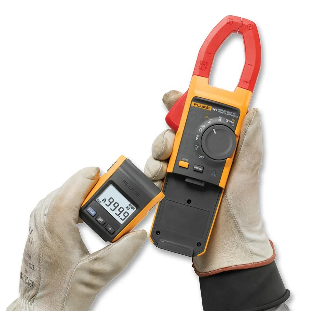 New In Stock Fluke- 381 Remote Display True Rms Ac/dc Clamp Meter With ...