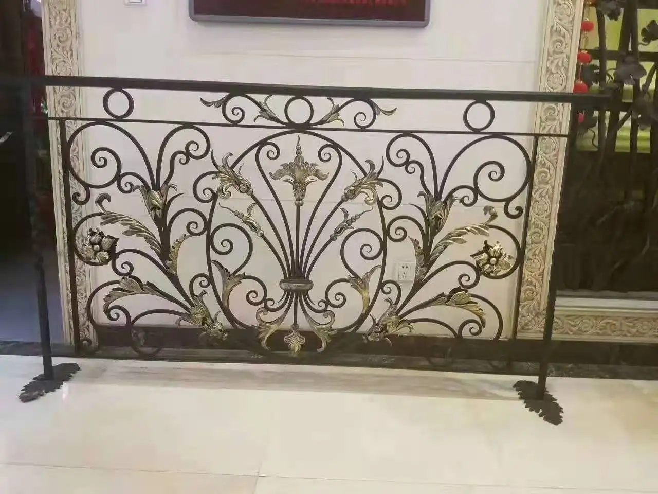 French Wrought Iron Balcony Railing With Galvanized Steel And Aluminum ...