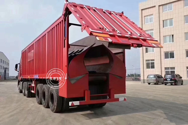 Luyi Walking Floor Semi Trailer - Belt Conveyor Truck for Sale