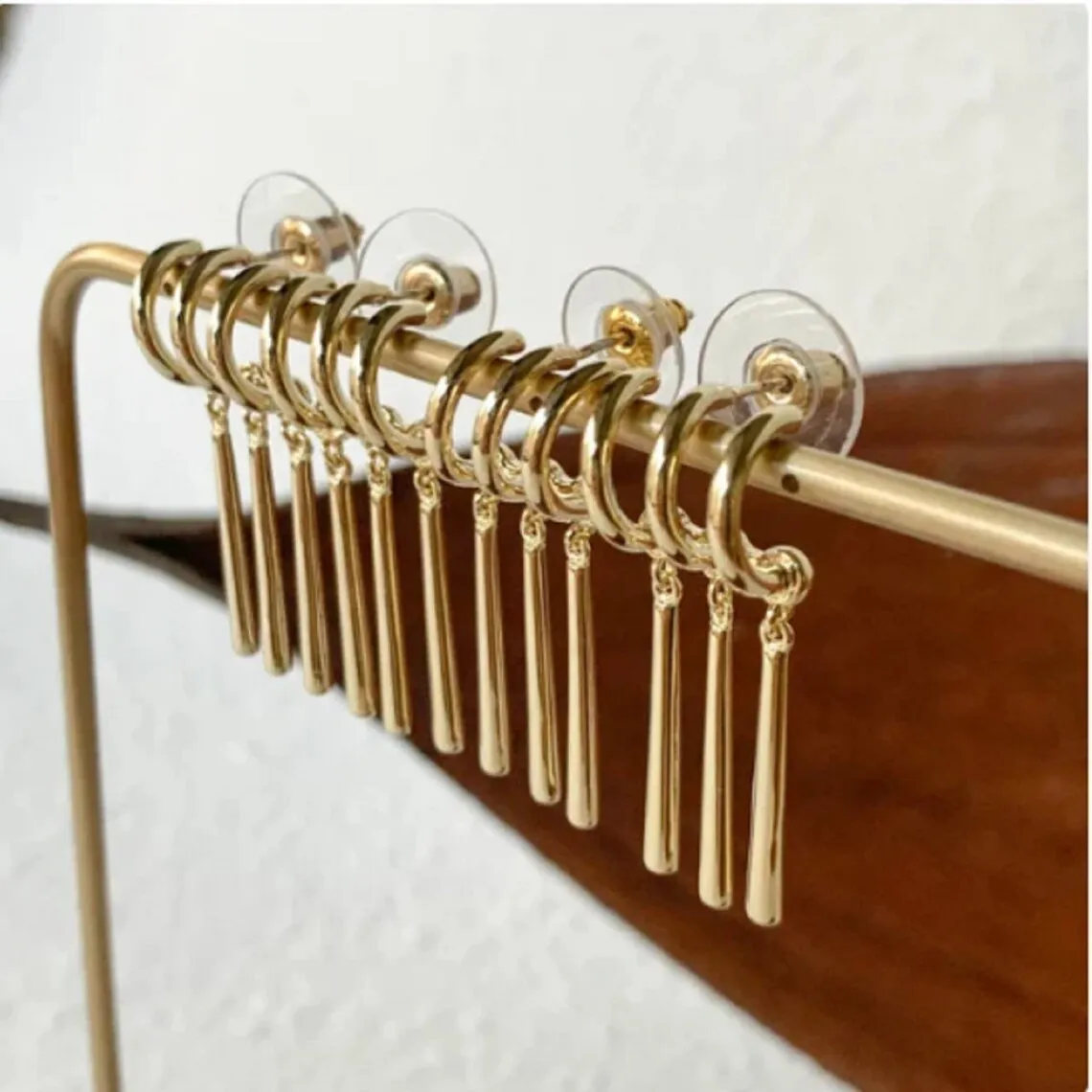 High Quality Trendy Zoro Non Allergic Brass Cosplay Simple Earring Just ...