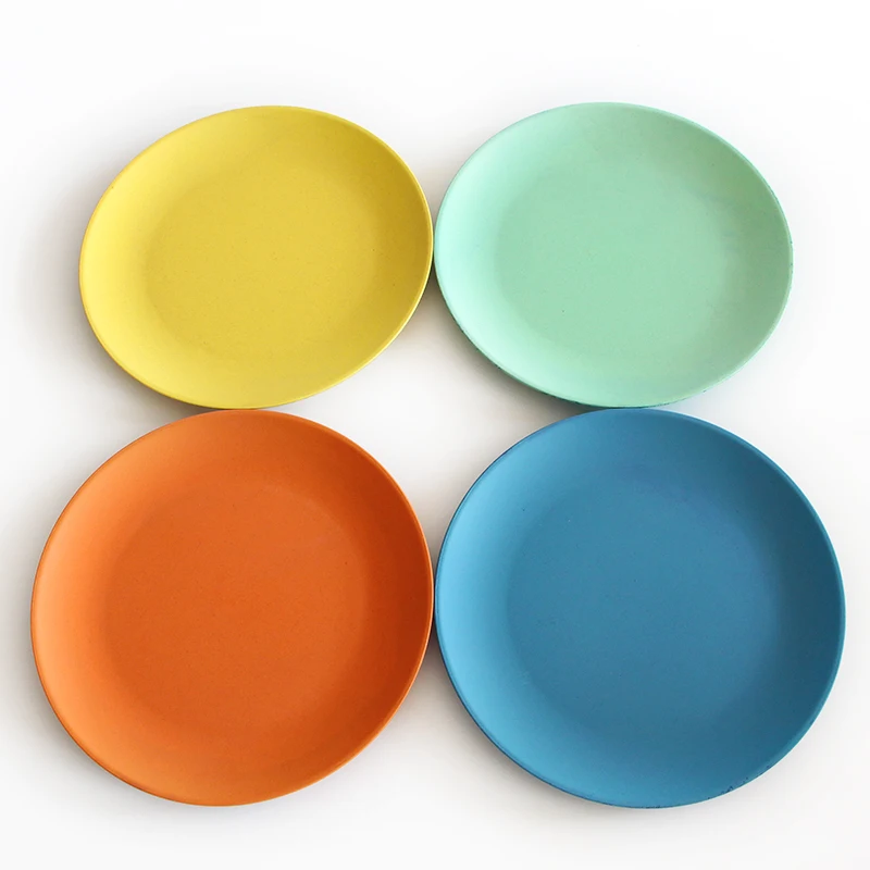 Pla(poly Lactic Acid) Plate/pla+bamboo Fiber Plate Kids Dinner Dishes ...