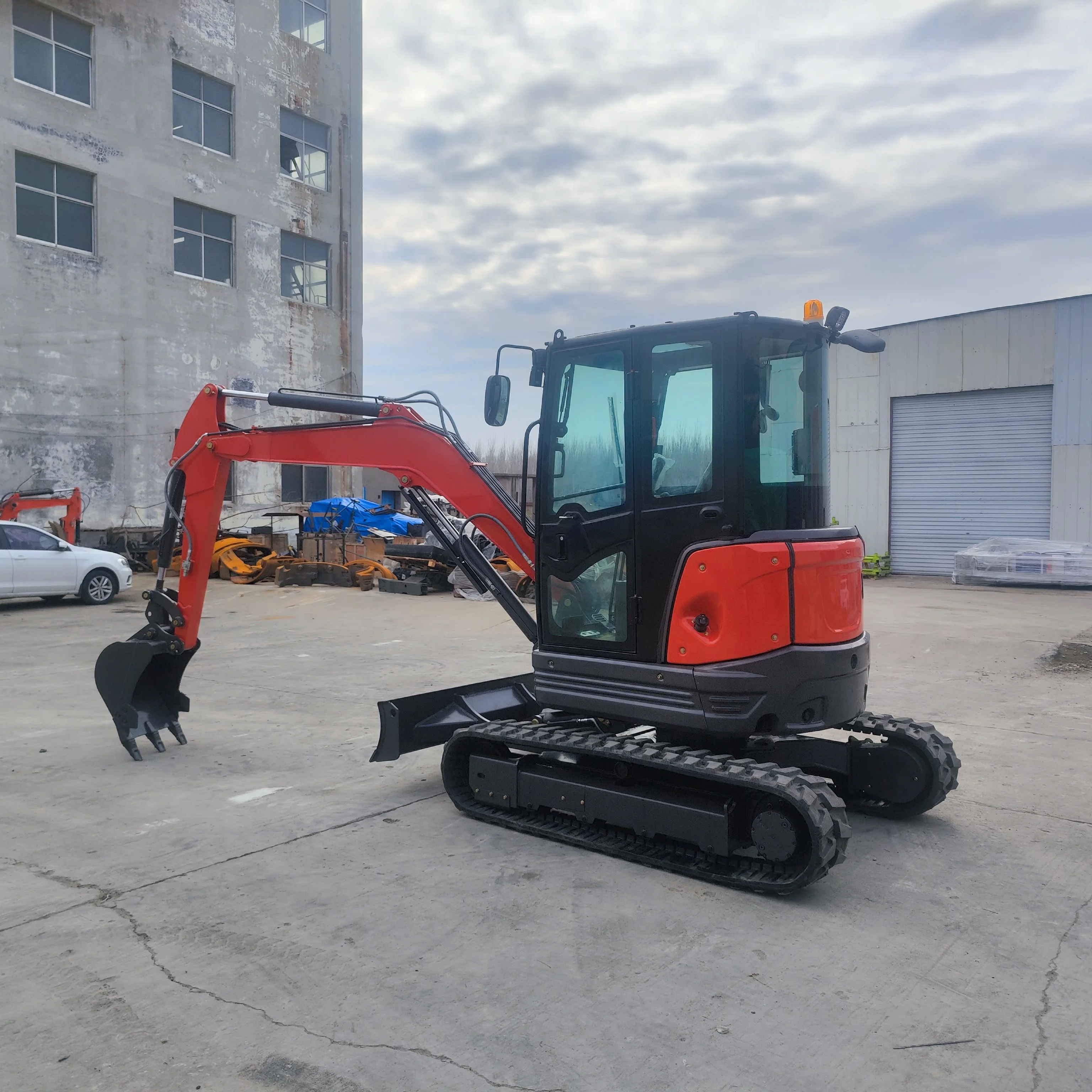 HIGHTOP 4 ton mini excavator digger cheap mini excav china HT4ton mini ...