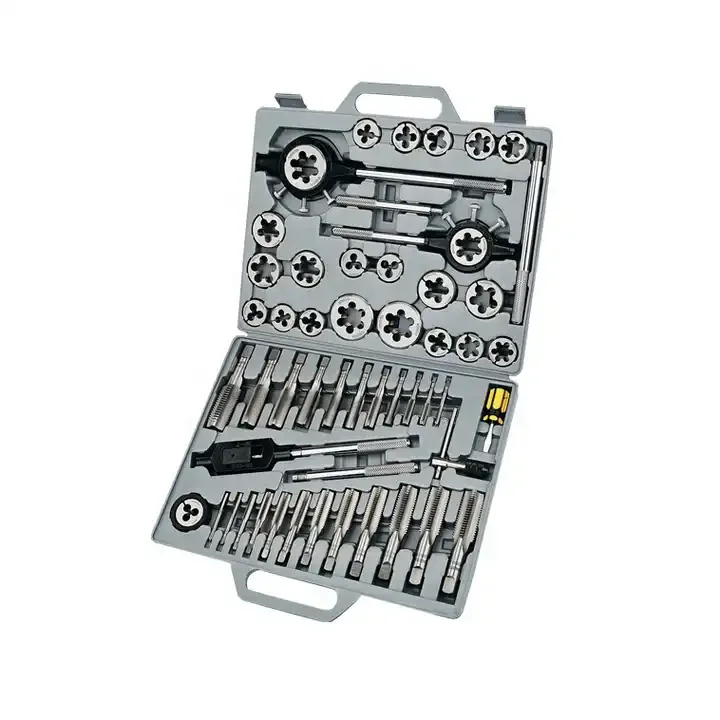 Hand Tools Drill Tap Kit 45 Pcs Hss Twist Metric Inch Tap And Die Set ...