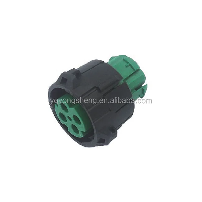 4 Pin Female Waterproof Cable Electrical Connector For Itt 121583-0002 ...
