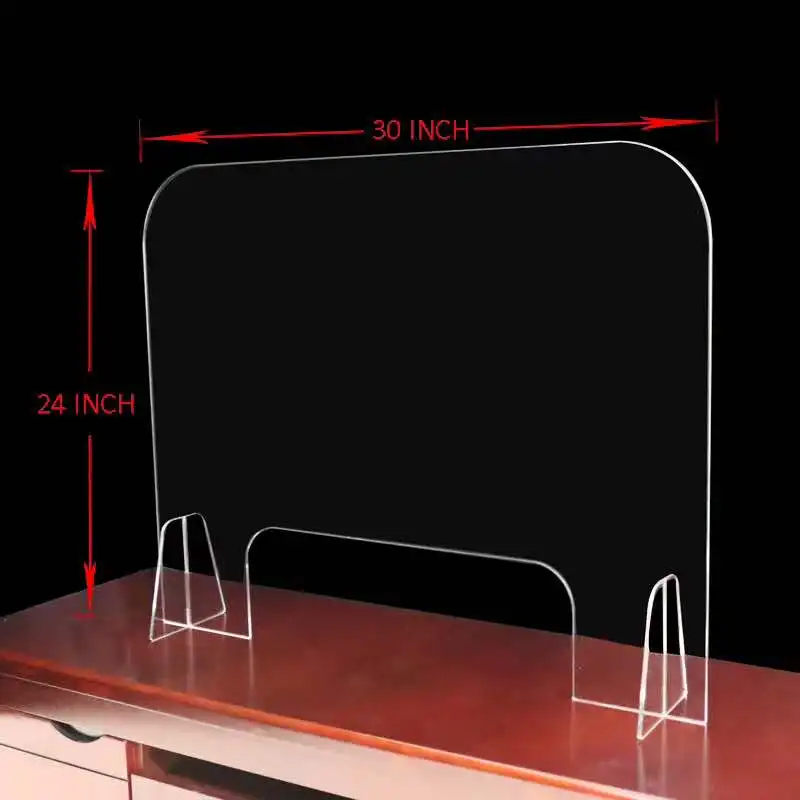 Transparent Plastic Sheet Divider Clapboard Bank Restaurant Plastic ...