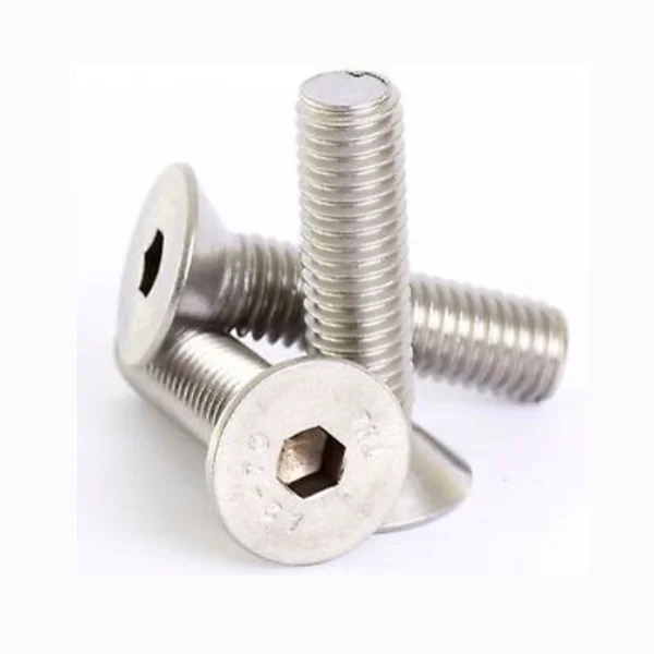 Screw Flat Flared Head With Hex Socket Bolt M5x12 - Buy Flat Head Hex ...