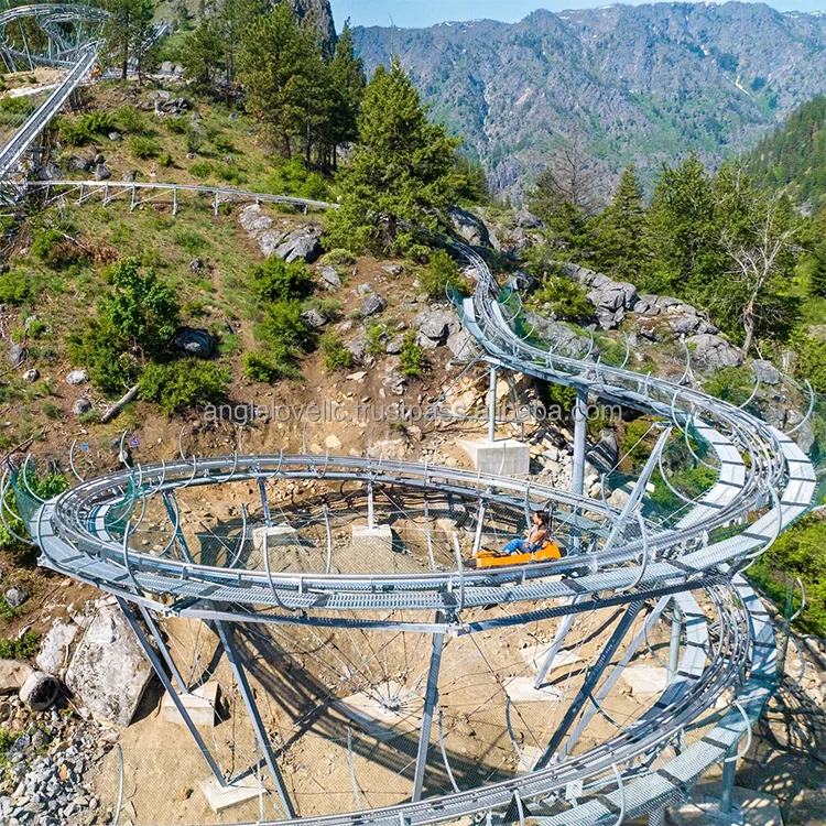 Outdoor Alpine Mountain Slide Roller Coaster Exciting Adventure ...