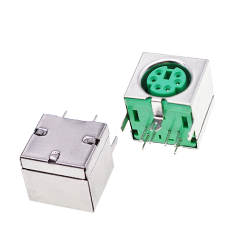 Din-603 Ps2 Socket Circular Din Jack Connector 6pins Contact Cores Mdc ...