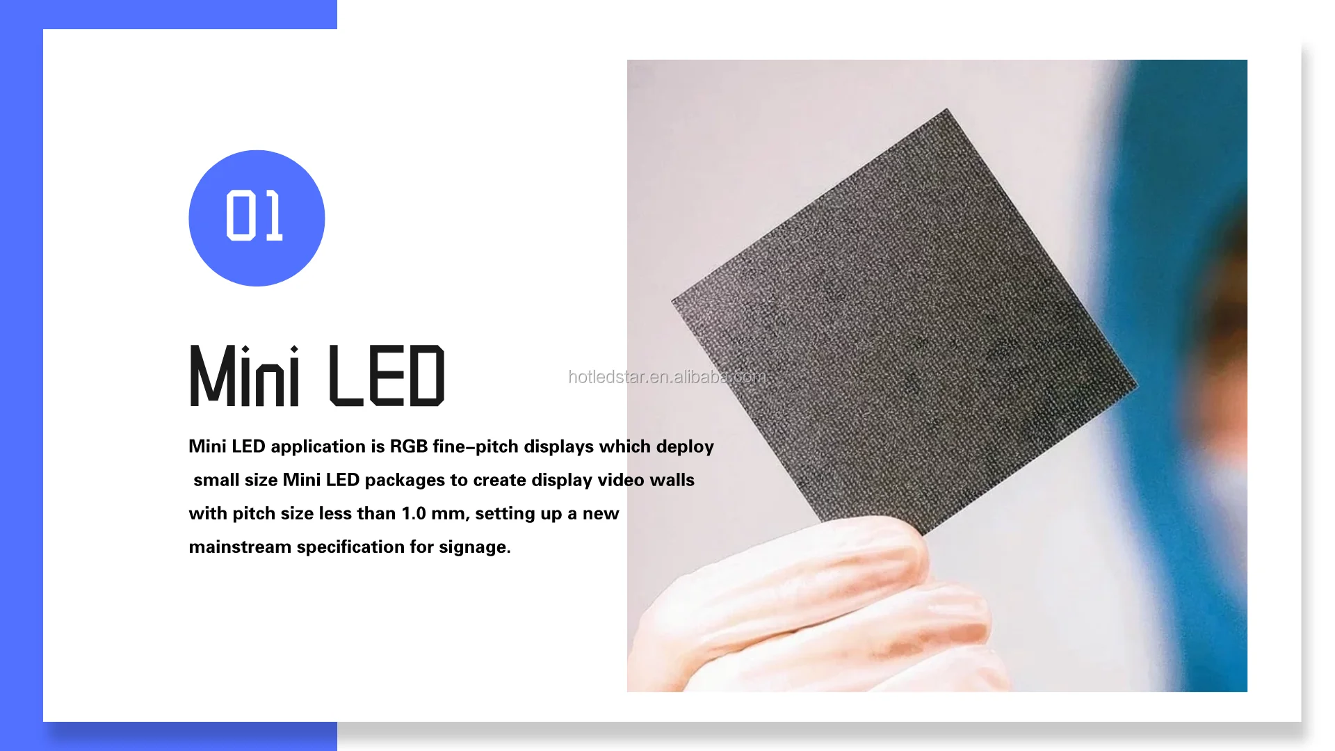 Indoor Full Color COB P0.9 LED Display - 160° Viewing Angle