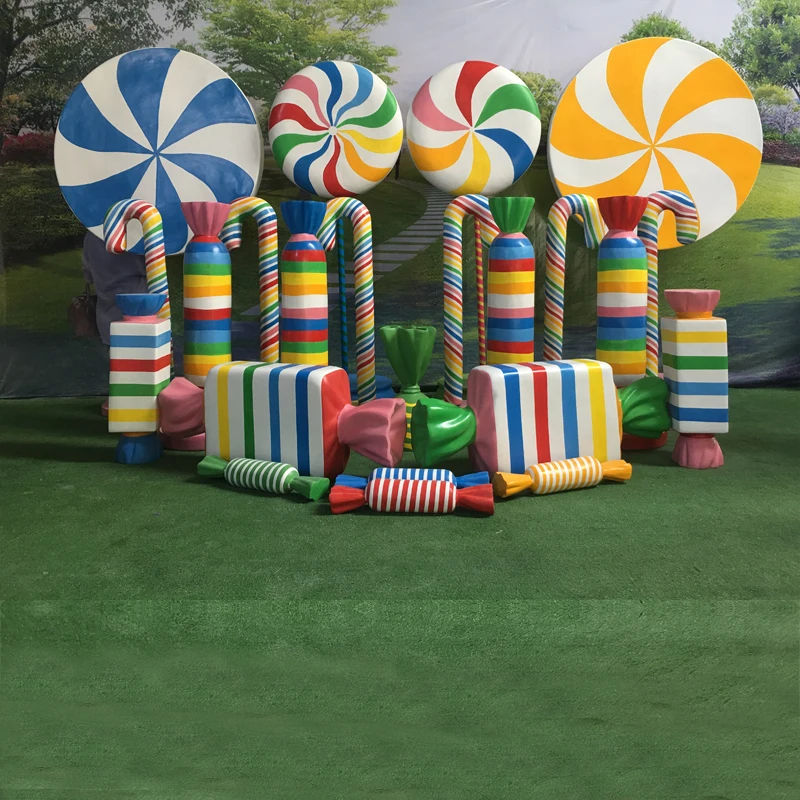 Large Candyland Party Giant Display Props for Kids Home Decoration