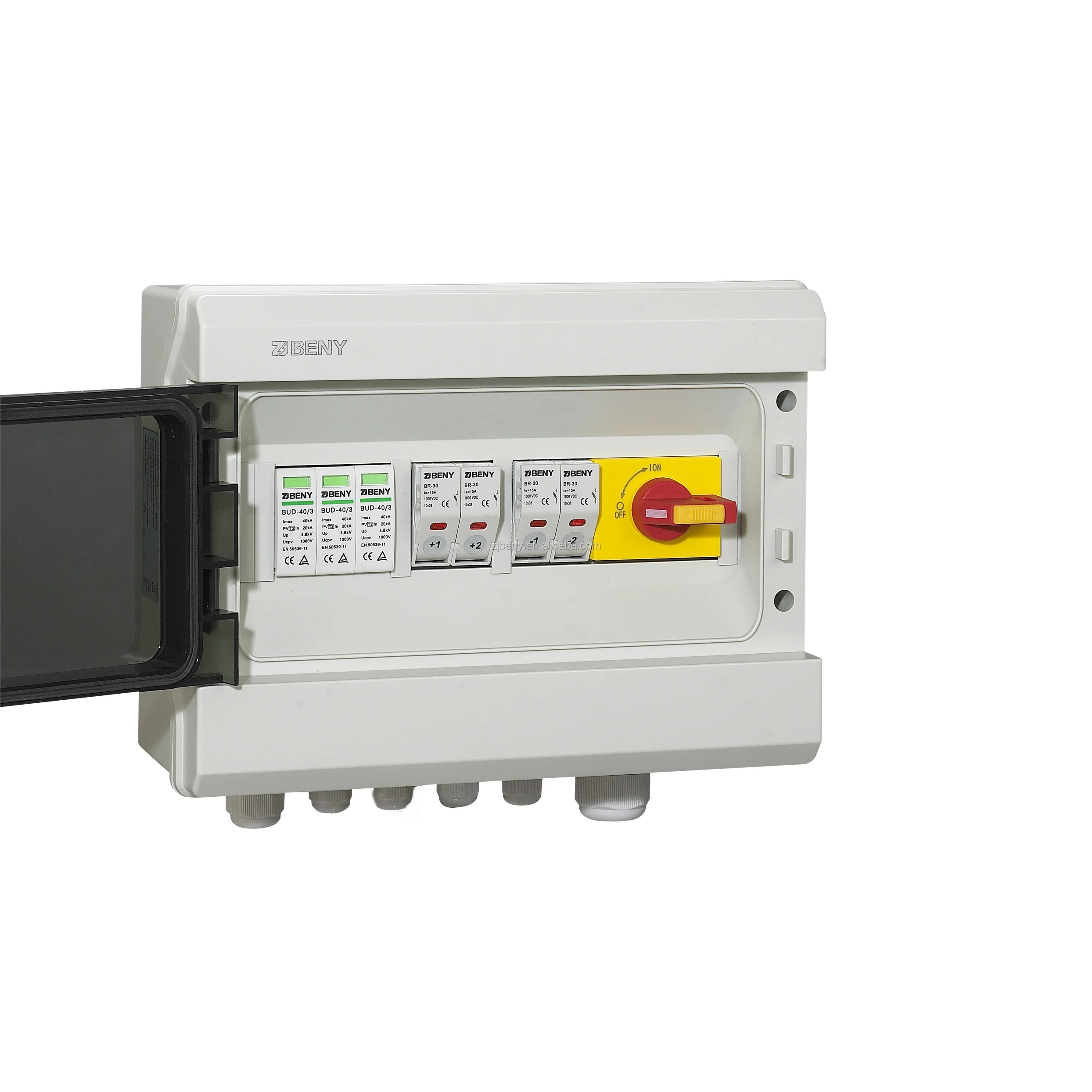 True Dc Solar Combiner Box For 2 Strings Solar Panels And Customized Up ...