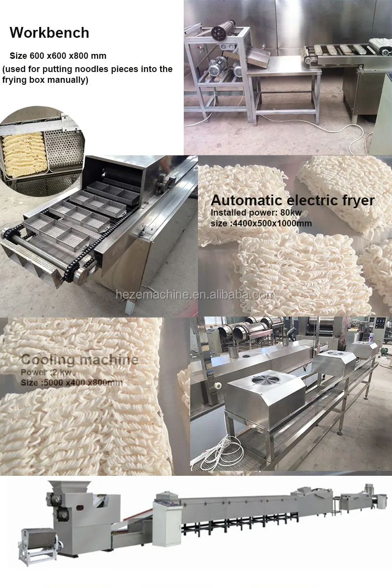 Automatic Factory Price Indomie Noodles Making Machine Instant Noodle ...