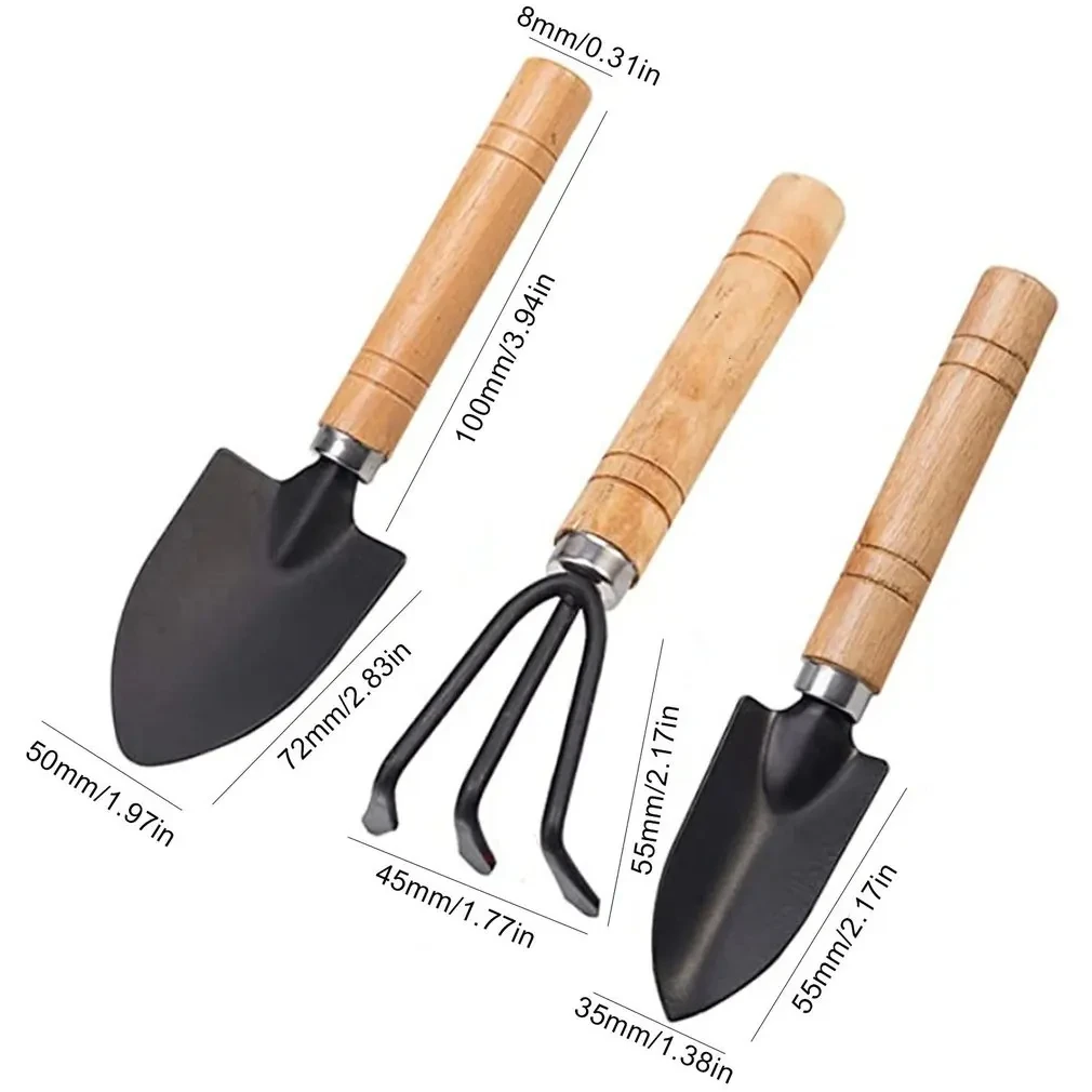 3PCS Family Potted Flower Planting Tool Succulent Tools Mini Gardening ...
