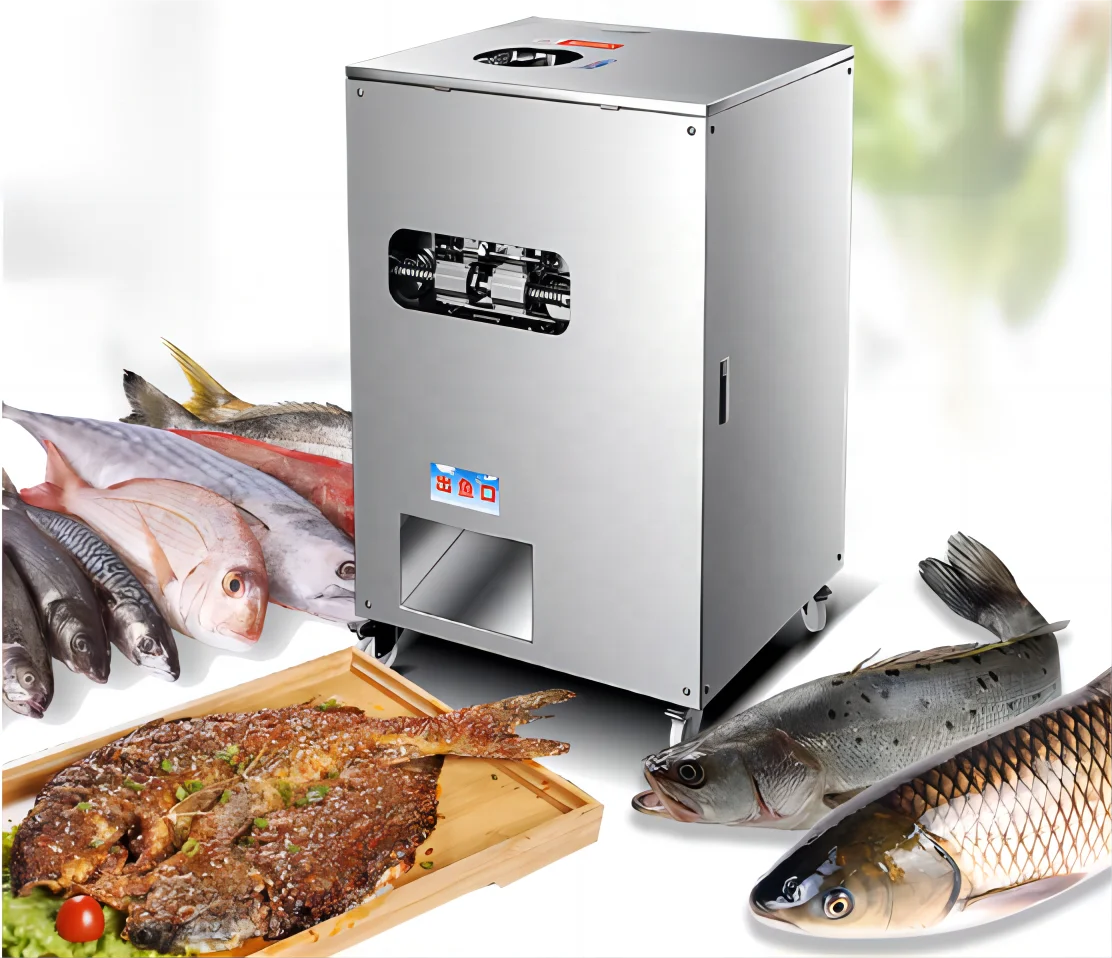 Commercial Fish Descaling Back Opening Belly Opening Integrated Machine ...