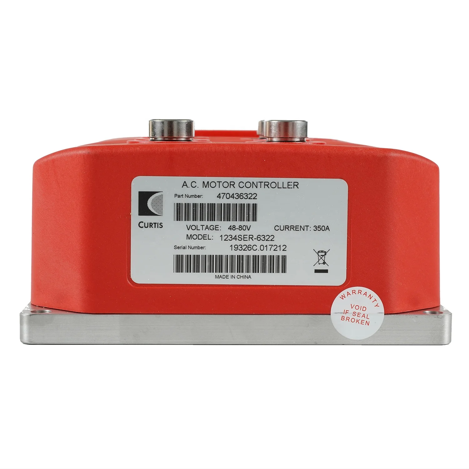 Curtis AC Motor Controller 1234SER - 48v 500a Intelligent