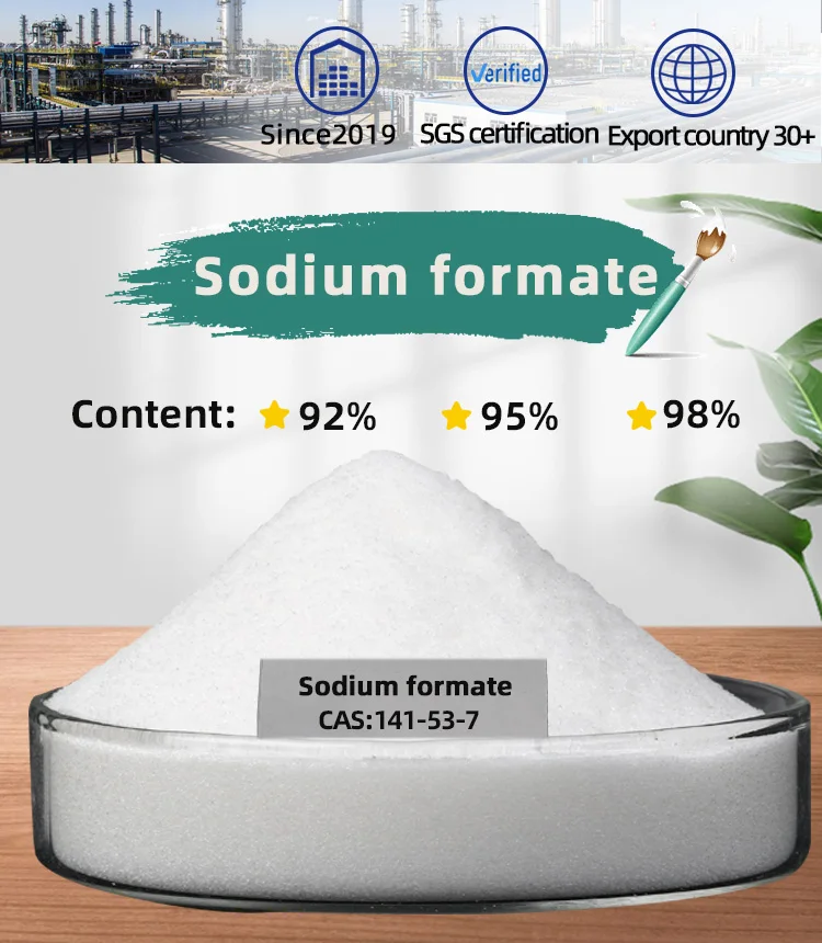 Sodium Formate Granular Powder Deicer Hcoona 92% 93% 95% 97% 98% Min Sodium Formate - Buy Sodium ...