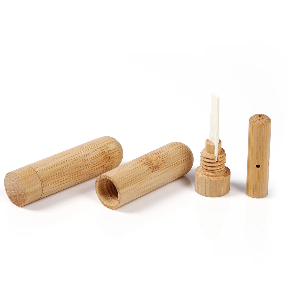 Portable Bamboo Wooden Essential Oil Mini Aromatherapy Nasal Inhalers ...