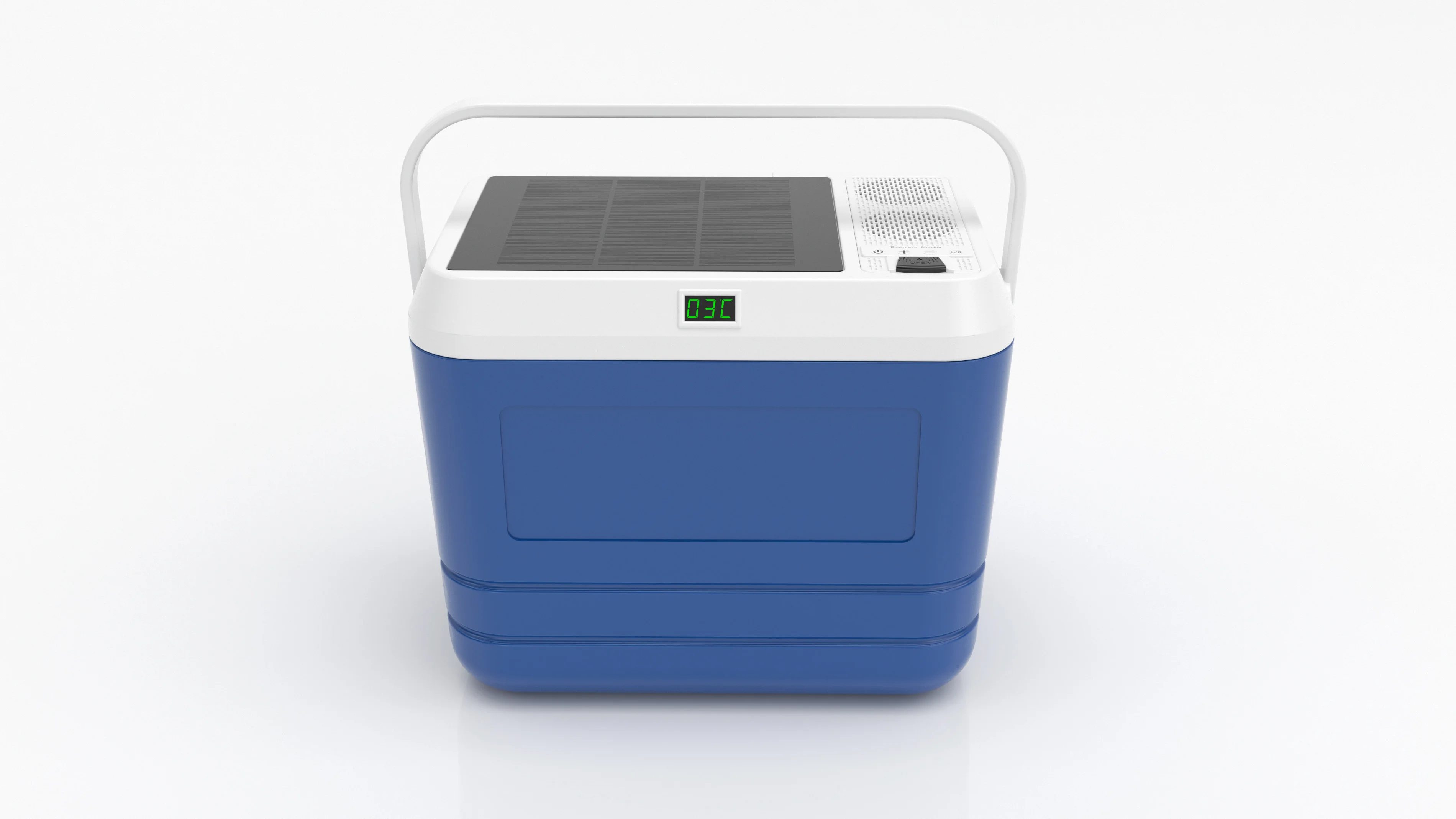 Solar Cooler Box Iceless Solar Powered Cooler Refrigerator Ice Chest ...