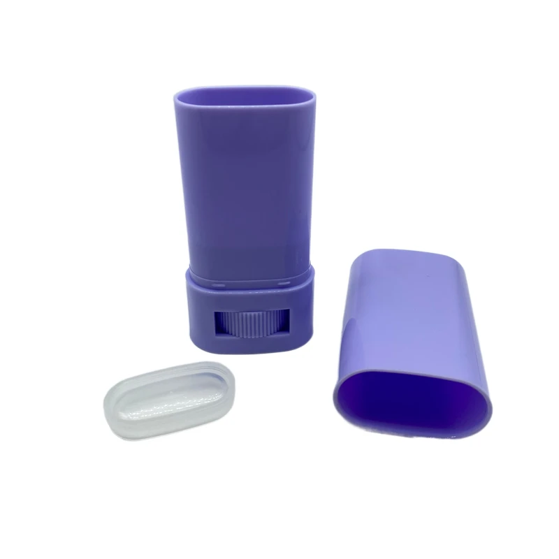 20g Pp New Arrival Purple Color Square Shape Deodorant Stick Container ...