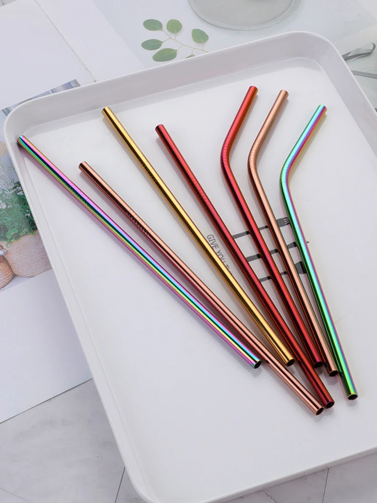 Customized Eco-friendly Stainless Steel Straws For Tumblers & Cups ...