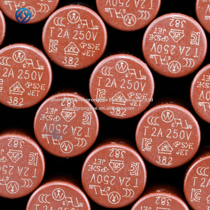 Littelfuse Wickmann 38212500000 382 Series Fuse T2.5a 250v Round Fuse ...