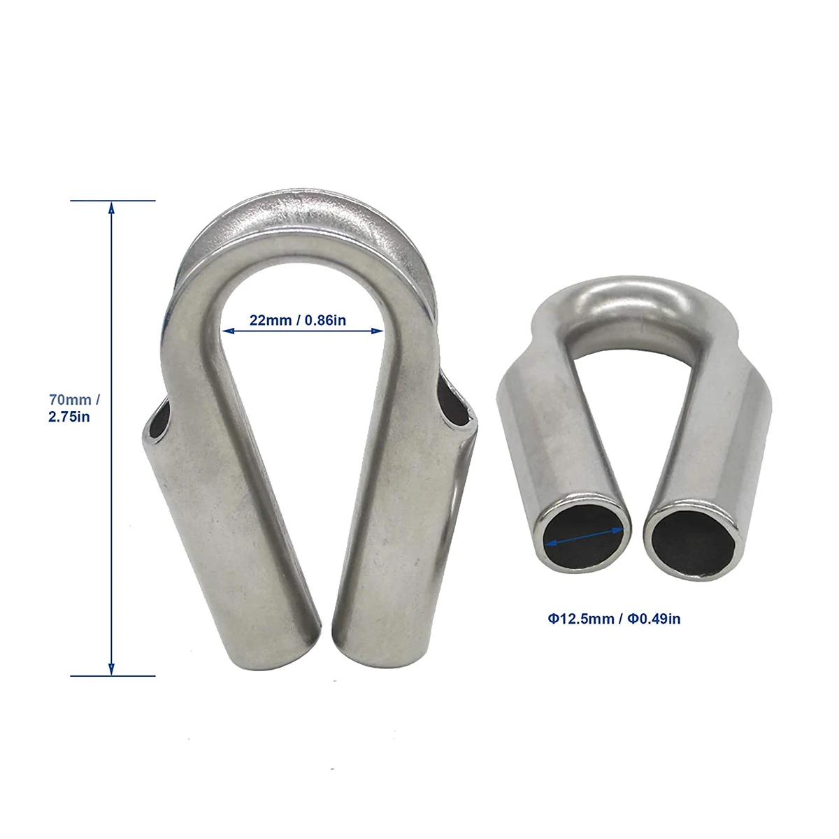China Wholesale Customtube Thimble Stainless Steel Wire Cable Thimbles ...