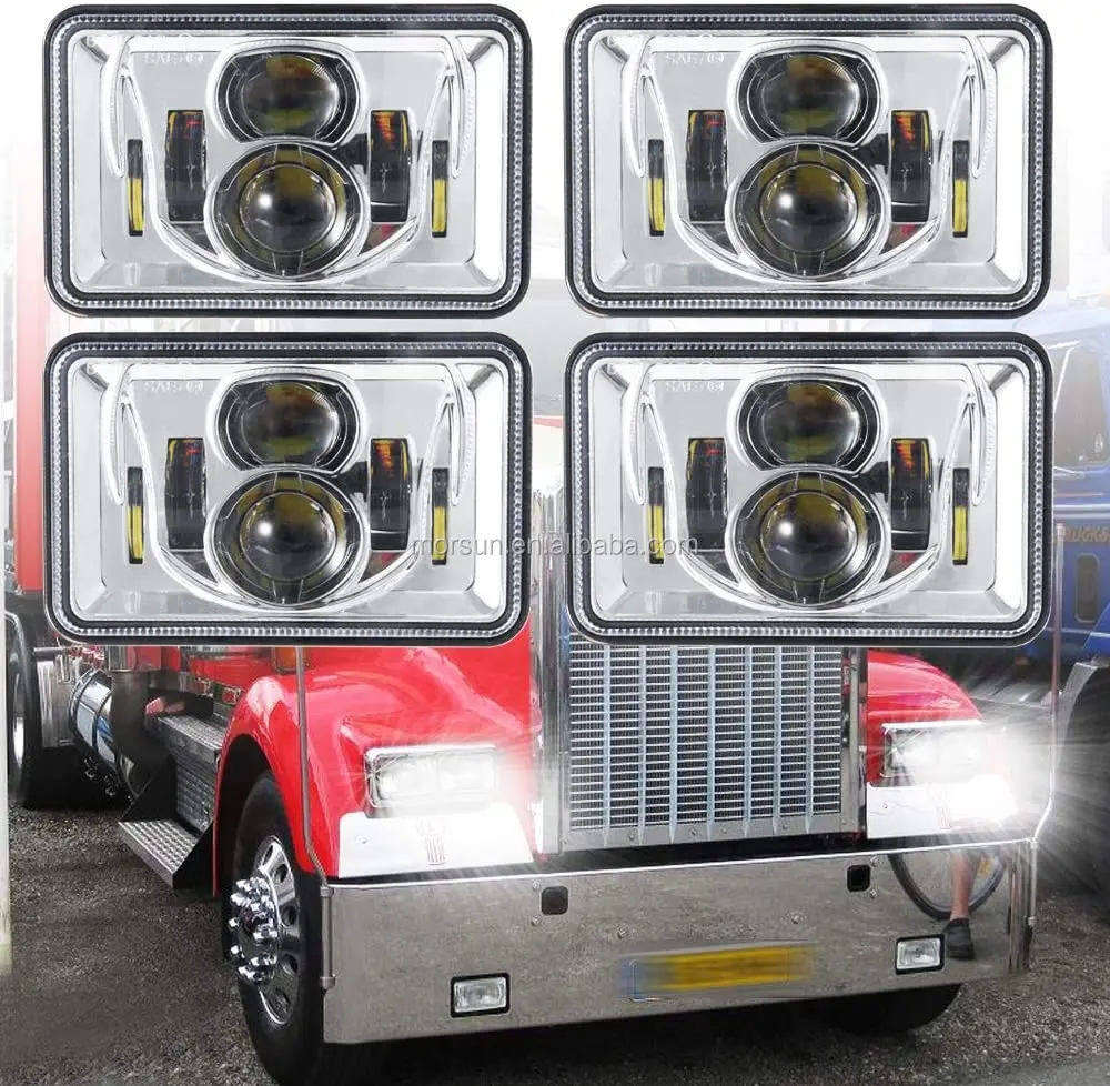 Truck Lighting Systems for Peterbilt 379 378 357 Accessories 4x6 Led ...