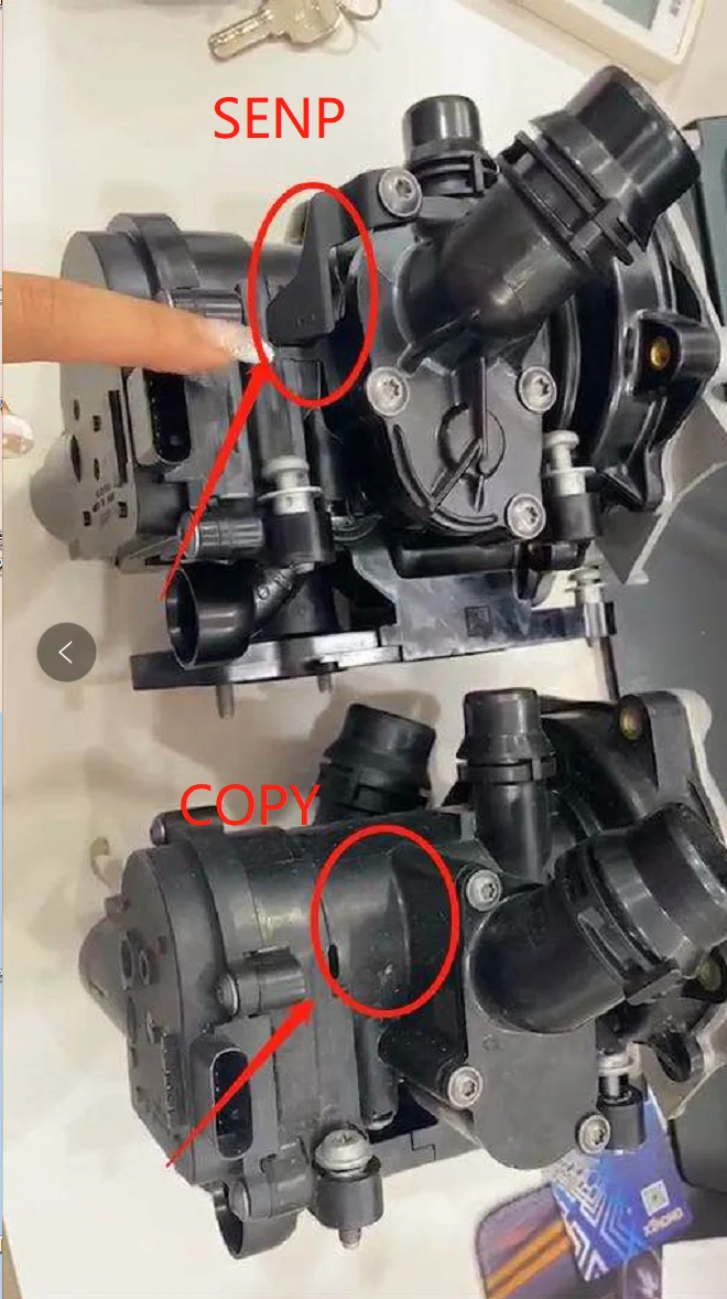 06l121111 Water Pump Thermostat Housing For Golf Passat Tiguan A3 A4 A5 ...