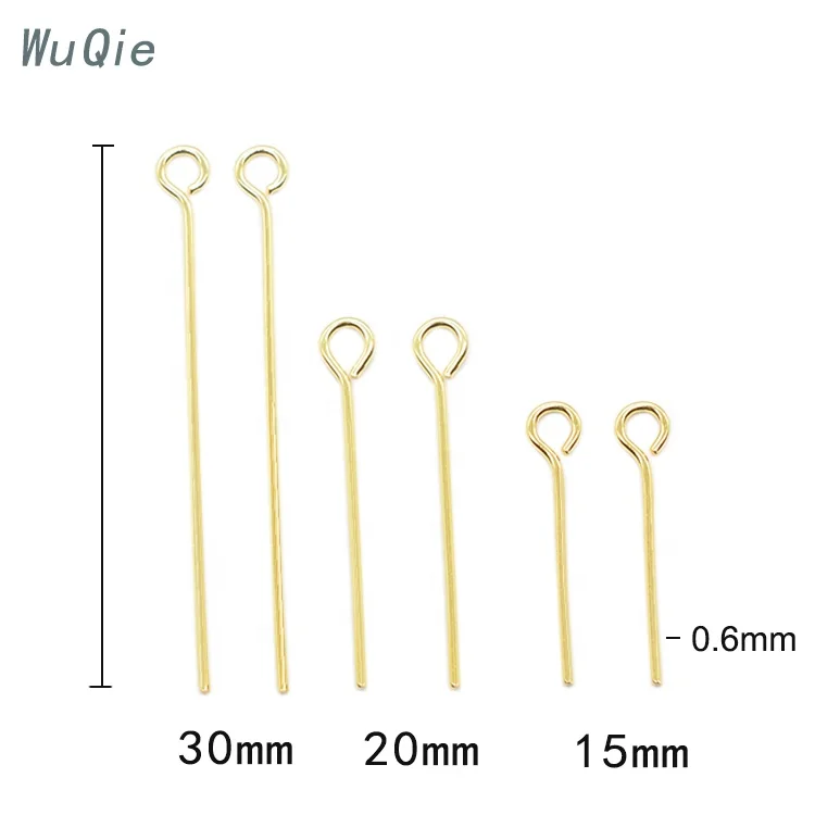 Wuqie High Quality Eye Head Pins Jewelry Findings Earring 925 Sterling ...