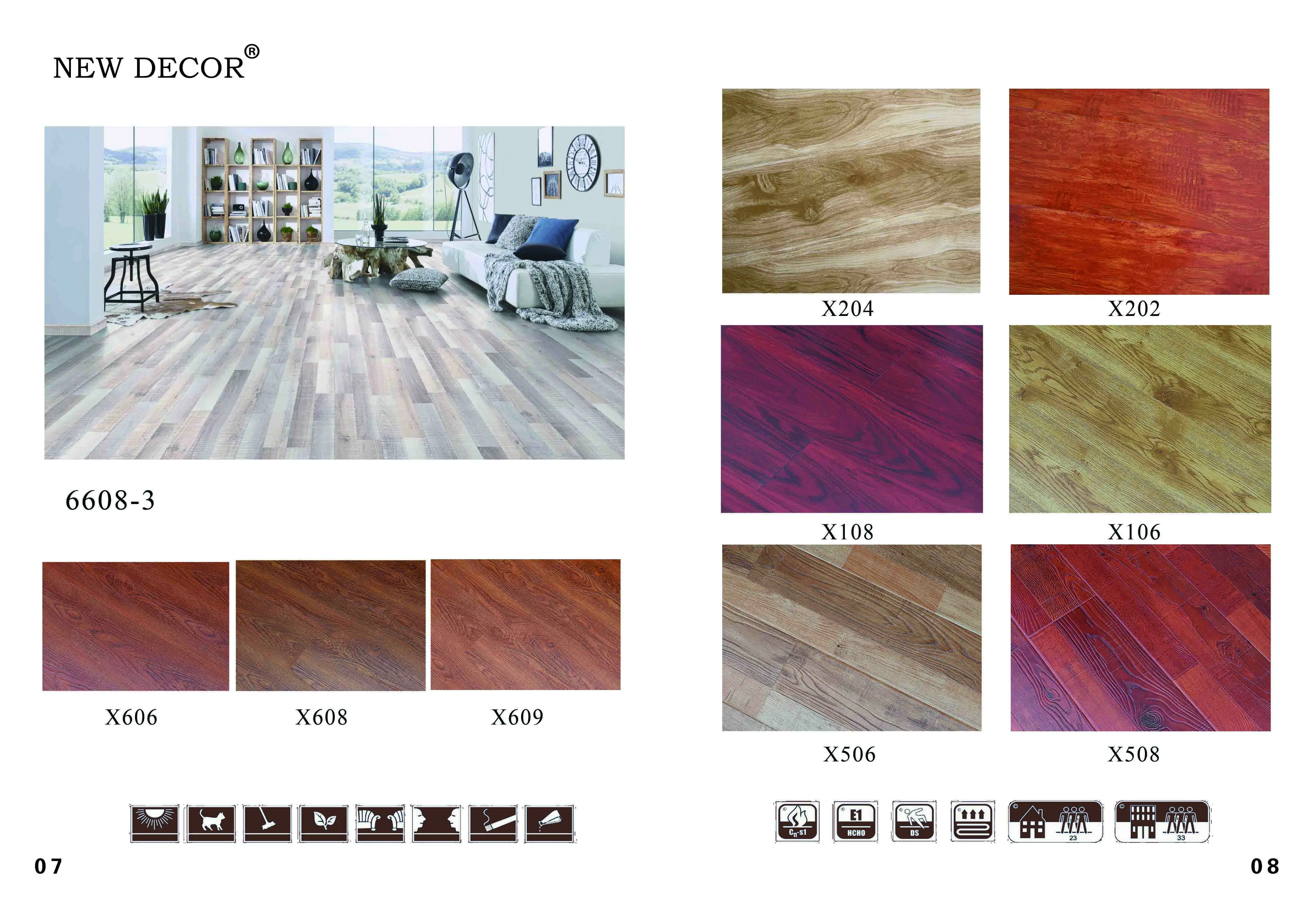 Ac3 Ac4 Ac5 Wood Parquet Laminate Flooring - Durable & Stylish