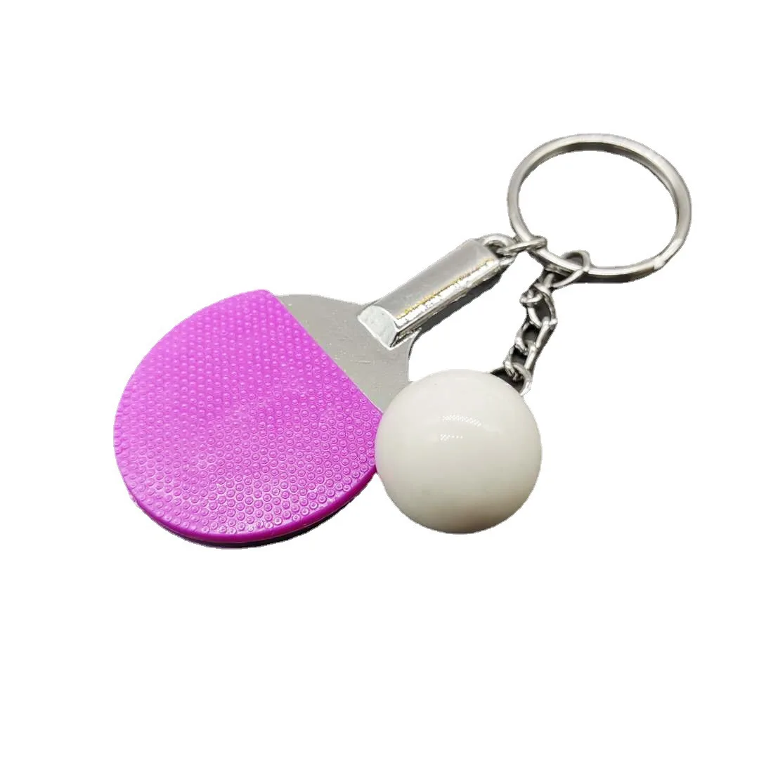 Mini Table Tennis Racket Keychain Car Keychain Bag Pendant Keychain ...