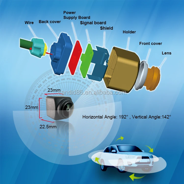 360 Degree Bird View Monitoring System With Ahd 4 Cameras For 2018 ...