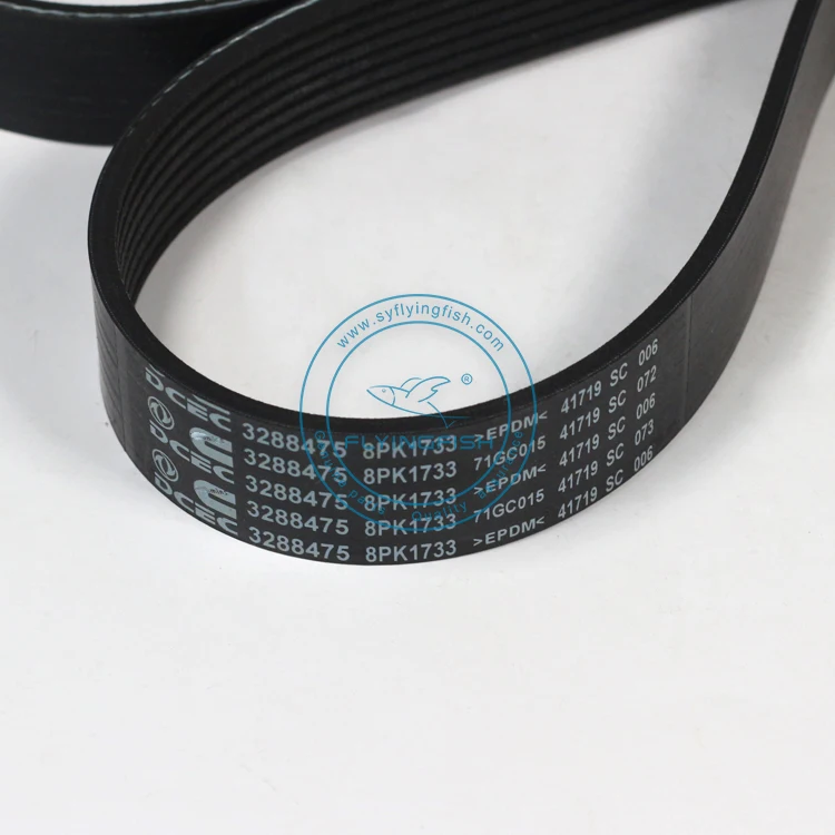 6CT 6CT8.3 QSL ISL Engine Spare Parts - V Ribbed Belt 8PK1733 3288475