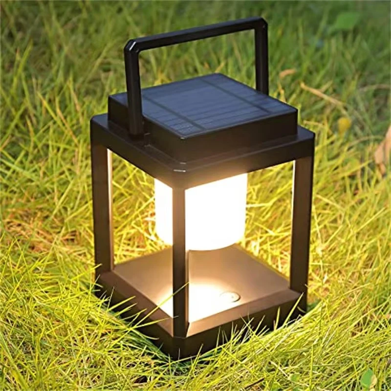 Waterproof Rechargeable Solar Table Lamp with Touch Control Indoor ...