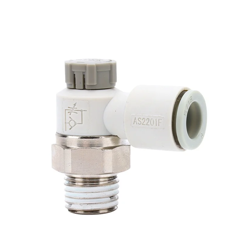 SMC Pneumatic Speed Controller Fitting AS1201F-M5-04A