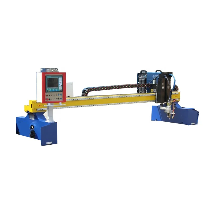 Gantry Cnc Plasma Cutting Machine/gantry Type Cnc Plasma And Flame ...