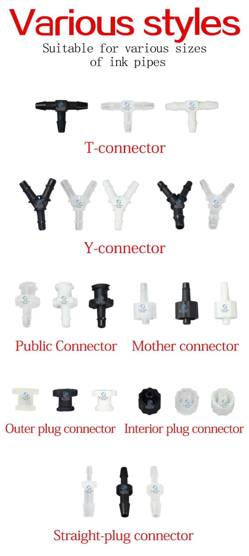 Conector De Tubo De Tinta Para Impresora,Conector De Tubo De Tinta Para ...