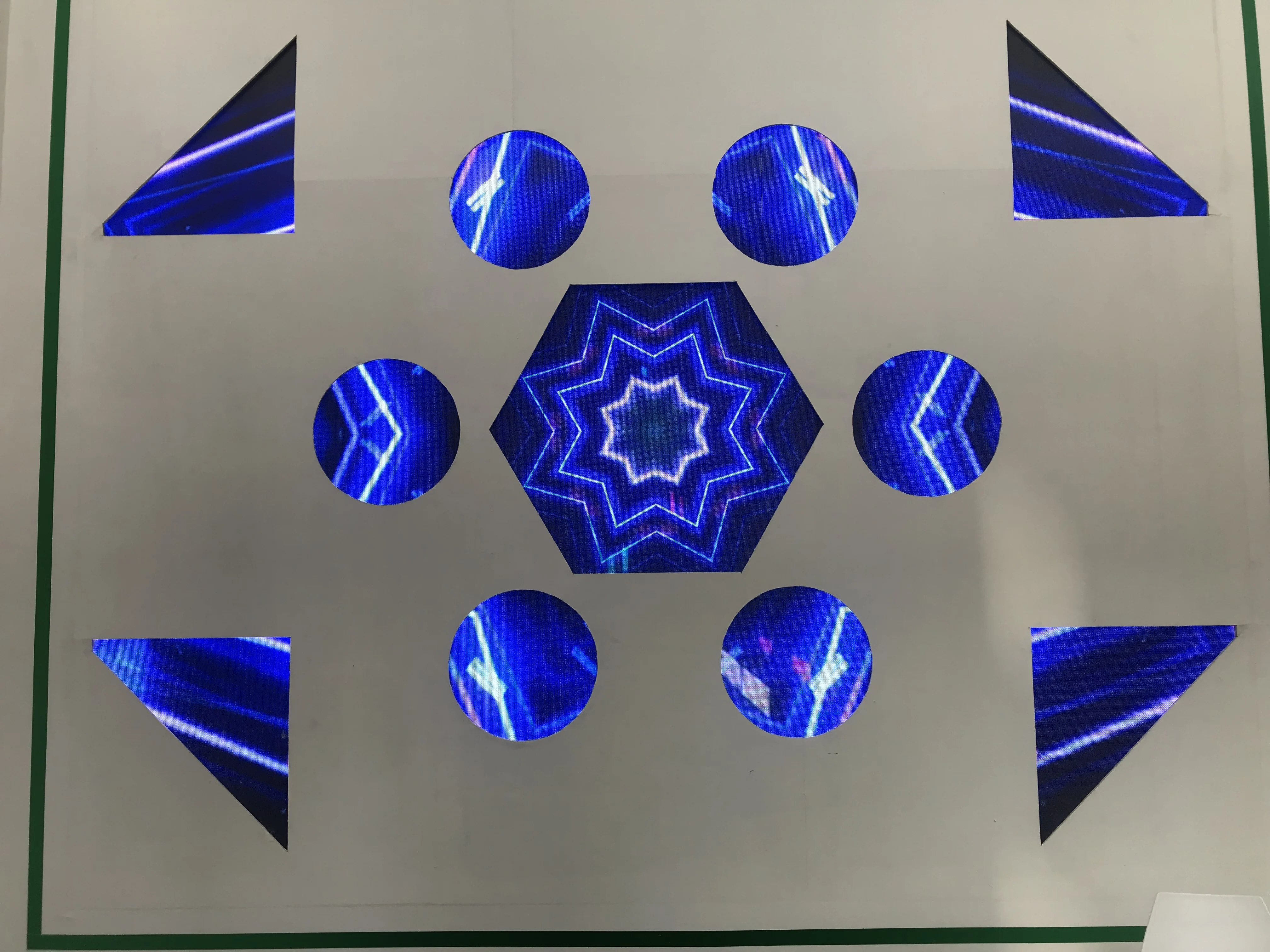 P3 P4 P5 Indoor Vertical Led Wall Curtain Panel Commercial Advertising ...