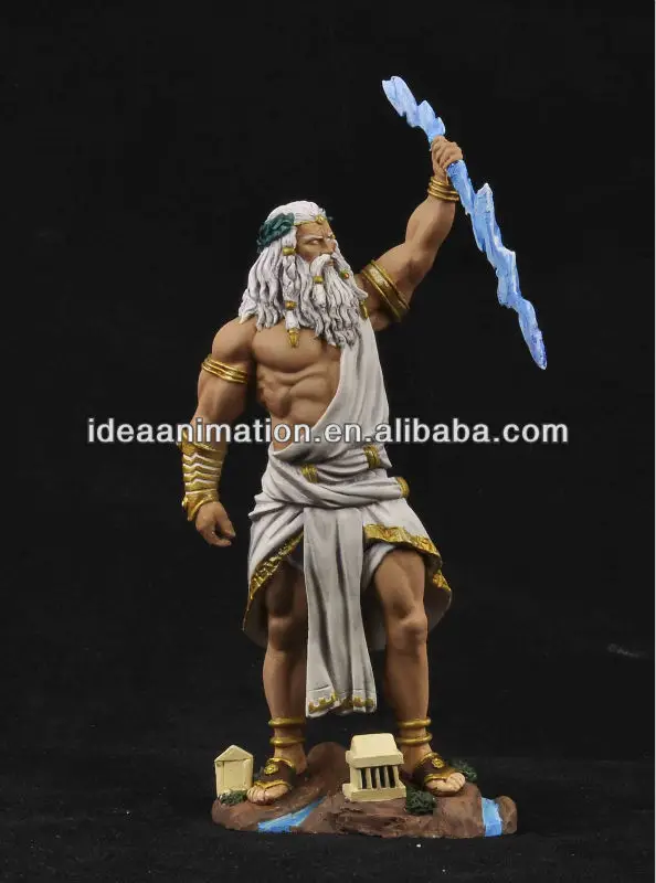 OEM 3" Resin Zeus Clay Sculptures - DIY & Educational Toys