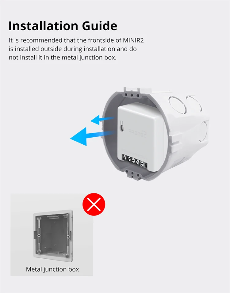 SONOFF Mini R2 - Smart Home Wifi Switch for DIY Control